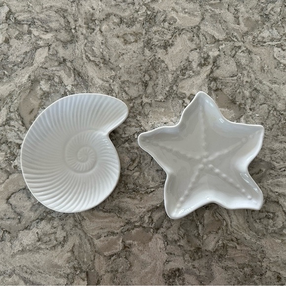 Home | Kitchen | Shell 5x6 And Starfish 7x7 Plates | Poshmark
